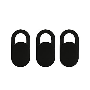 profectlen 3Pcs/Set Oval Shape Webcam Cover Shutter Magnet Slider Plastic Camera Cover for Web Laptop for PC Tablet