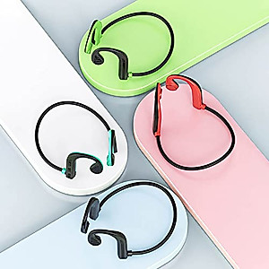 Open Bone Conduction Headphones Wireless Bluetooth 5.2 Headphones Waterproof Sports Noise Cancelling Headphones with Microphone