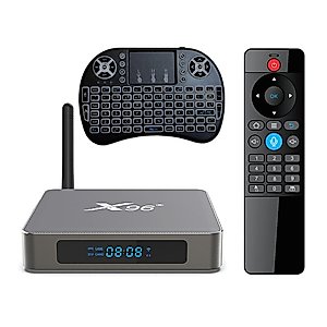 X96 X6 TV Box Android 11.0 8GB RAM 128GB RK3566 Support VP9 H.265 4K 2T2R MIMO Dual WiFi USB 3.0 1000M with i8 Keyboard