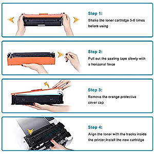 Cool Toner Compatible Toner Cartridge Replacement for Samsung CLT-K504S CLT-504S for Samsung Xpress C1860FW C1810W SL-C1860FW SL-C1810W CLX-4195FW CLP-415NW Printer (Black Cyan Yellow Magenta, 4-Pack)