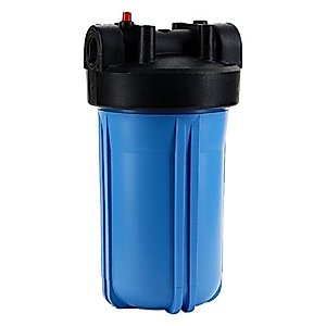 Hydronix HF45-10BLBK10PR Water Filter Housing NSF Listed 10" - 1" Ports w/PR