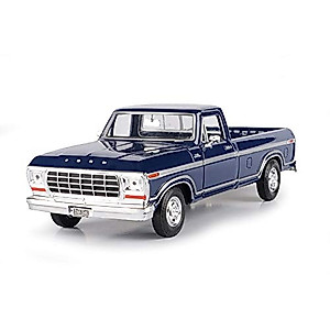 1979 Ford F-150 Pickup Truck Blue 1/24 Diecast Model Car by Motormax
