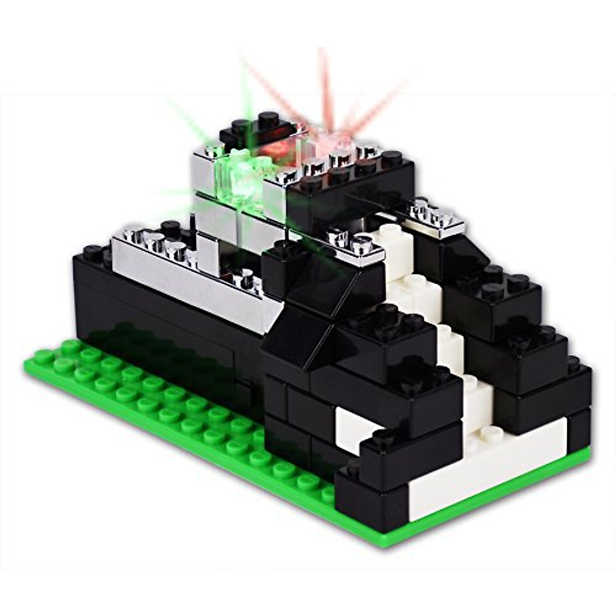 E-Blox Stories Blox Builder - The Island LED Light-Up Building Blocks Stories Toy Set for Kids Ages 8+