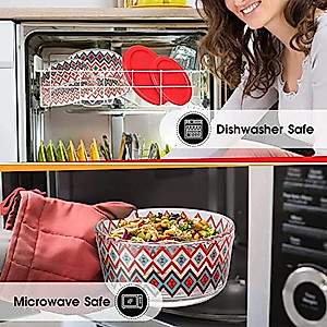 Almcmy Glass Food Storage Containers, 4 Piece Airtight Meal Prep Containers with Lids, BPA Free & Leak Proof Glass Lunch Containers, Microwave, Oven, Freezer, Dishwasher Safe