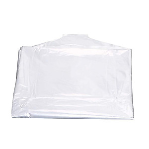 50 Packs Clear Plastic Clothes Covers 35.4inch Garment Bags for Hanging Clothes Dry Cleaning Hanging Dust Proof Garment Bags Clear Clothes Covers for Dry Cleaner Home Storage Travel