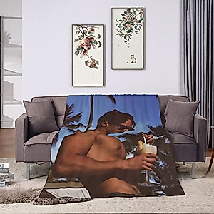 Drew Starkey Ultra-Soft Micro Fleece Throw Blanket Warm Comfortable Versatile Blanket for Sofa and Travel