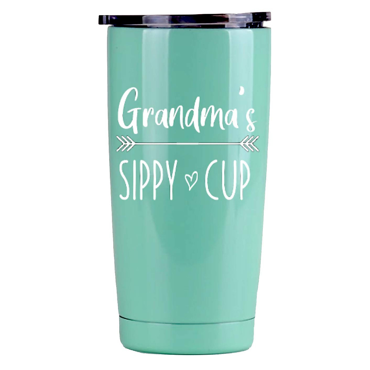 Grandma's Sippy Cup 20oz Stainless Steel Insulated Tumbler Gifts for Grandma Best Grandma Mimi Nana Gifts Grandmas Sippy Cup Grandma Tumbler First Time Grandma Gifts Grandma Shower Gifts Best Grammy