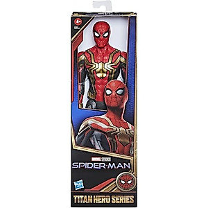 Marvel Spider-Man Titan Hero Series 30-Cm Iron Spider Integration Suit Action Figure Toy, Inspired by Spider-Man Movie, for Kids Ages 4 and Up