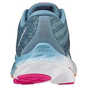 Mizuno Women's Wave Inspire 19 Running Shoe, Provincial Blue/White, 9