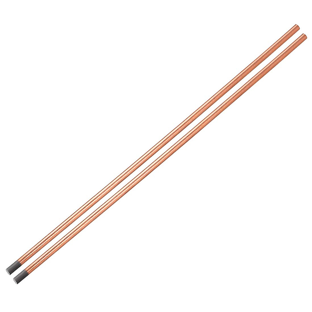 uxcell Copper Coated Gouging Carbon 4x350mm - 2pcs Carbon Gouging Rods Copperclad Electrodes