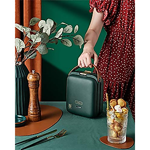 3-in-1 Sandwich Waffle Eggette Maker Portable Cooking Non-stick Coated Detachable Bakeware Plates Electric Panini Press Double-sided Heating Breakfast Toaster