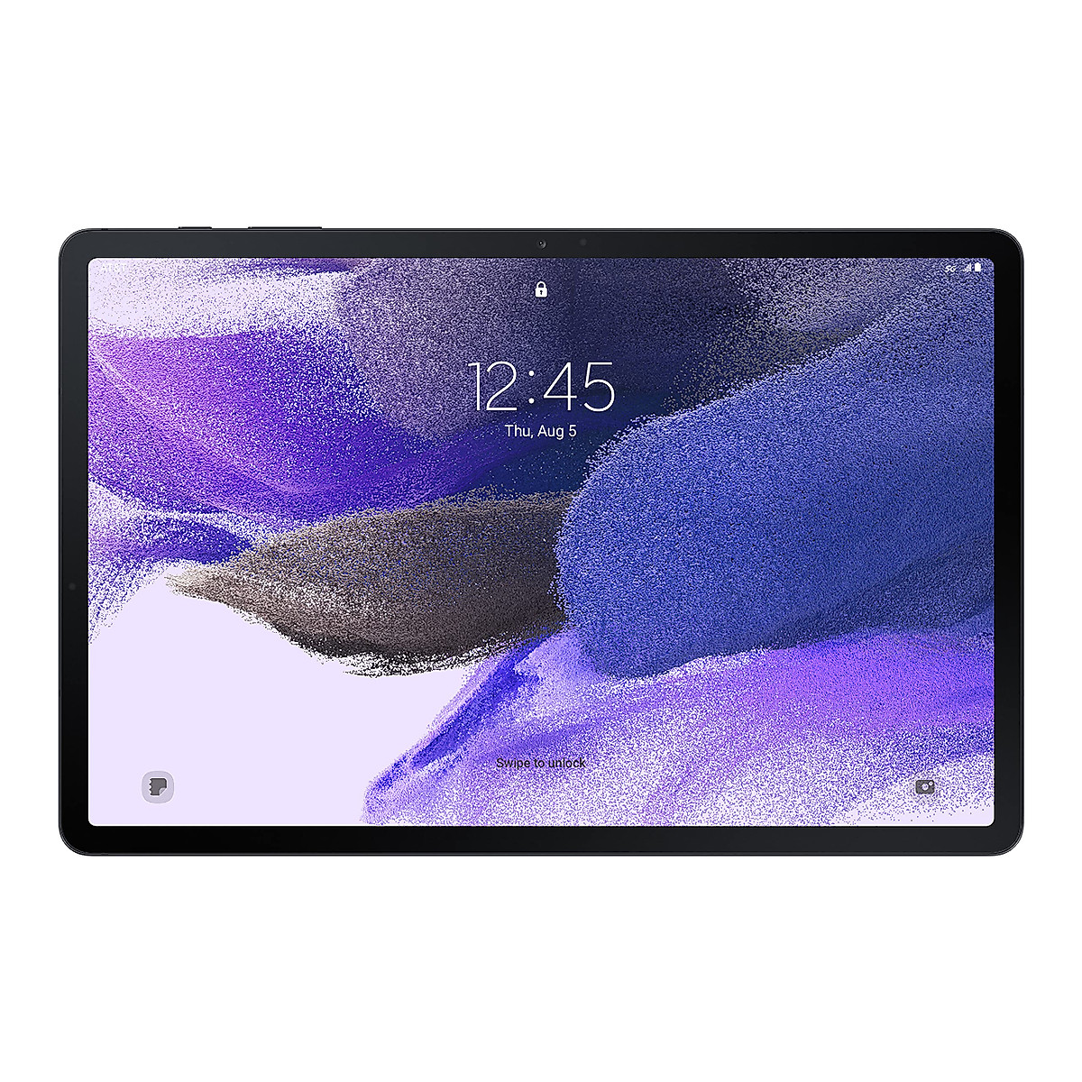 SAMSUNG Galaxy Tab S7 FE 2021 Android Tablet 12.4” Screen WiFi 64GB S Pen Included Long-Lasting Battery Powerful Performance, Mystic Black (Renewed)