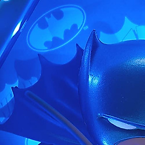 WOW! PODS DC Comics Light-Up Bobbling-Head Superhero Figure Collectible Toy (Metallic Batman), Multi-Color