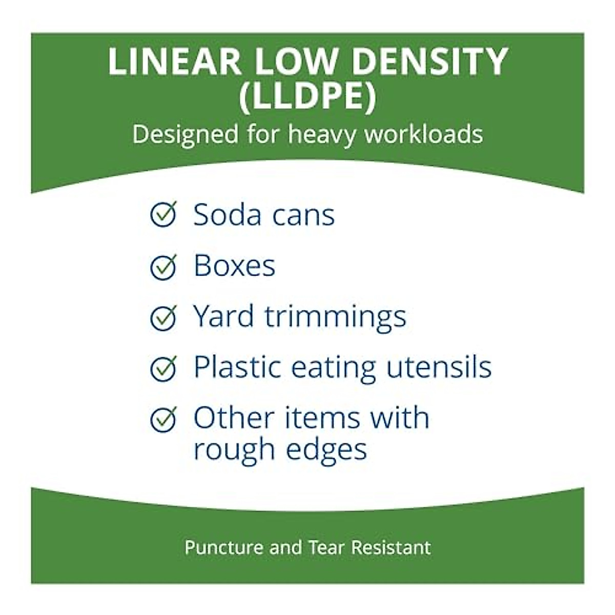 STOUT by Envision G3340E11 Controlled Life-Cycle Plastic Bags, 33" x 40", 33 gal capacity, 1.10 mil thickness, Green (Pack of 40)