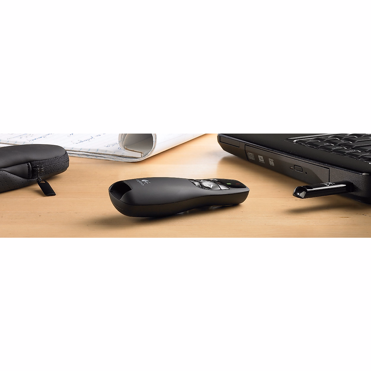 Logitech Wireless Presenter R400, Presentation Wireless Presenter with Laser Pointer (Renewed)
