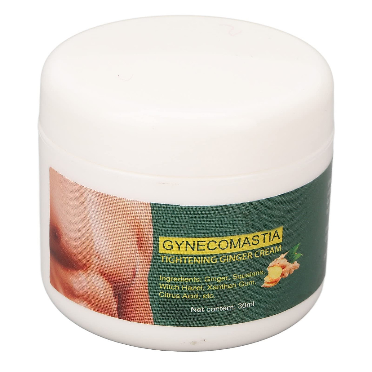 2pcs Chest Tightening Cream,Ginger Gynecomastia Tightening Cream Professional Men Massage Chest Tightening Crea,Fat Cream with Ingeredients