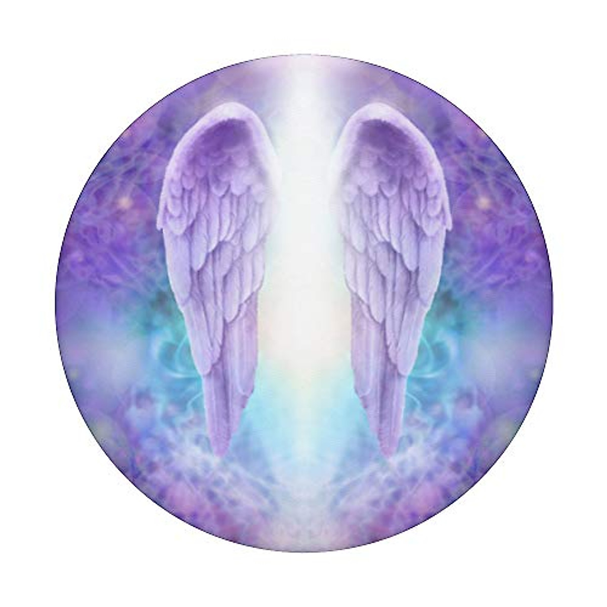 Angel Wings Guardian - Christian Heaven Cherub - Mystic Gate PopSockets PopGrip: Swappable Grip for Phones & Tablets