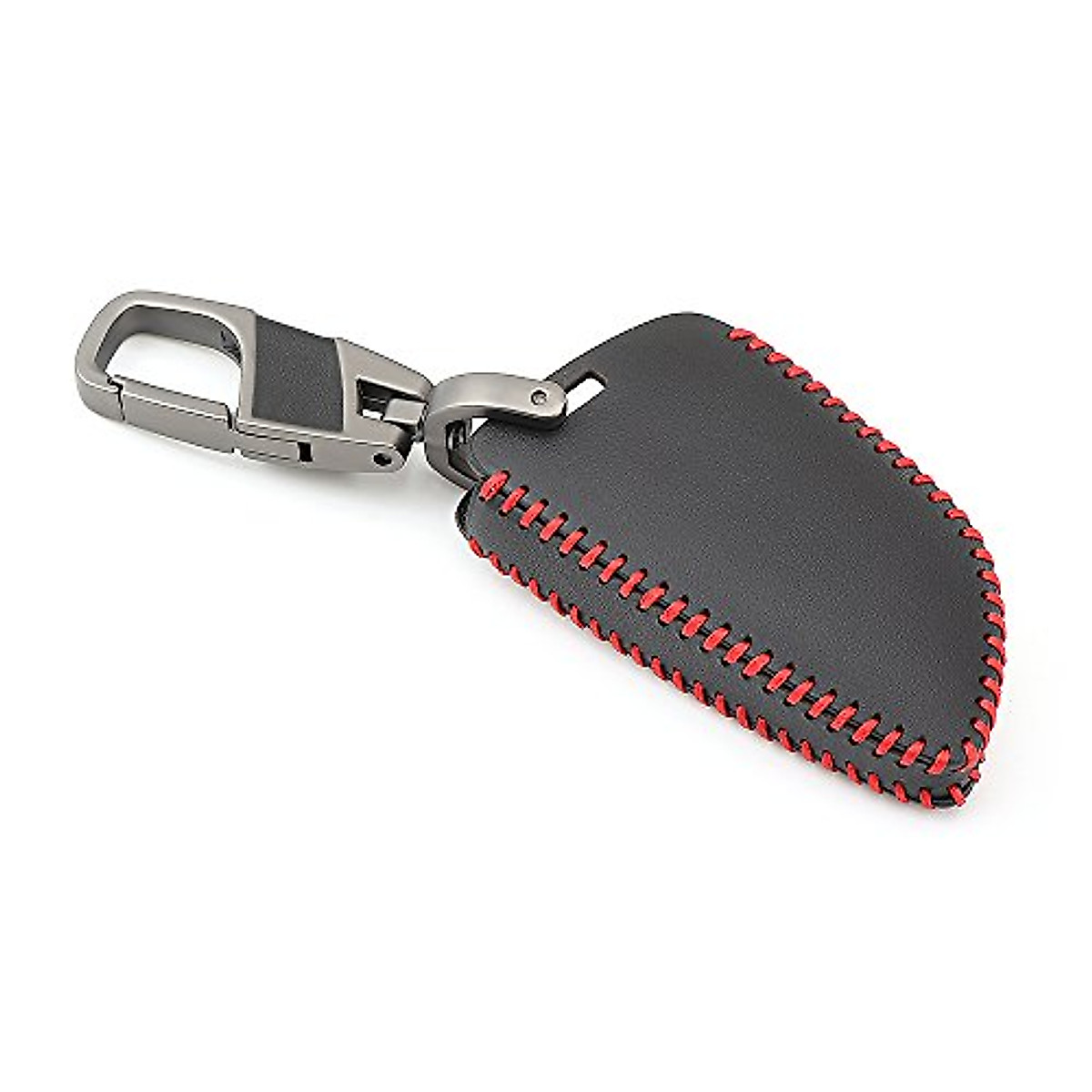 Leather Smart Key Keyless Remote Entry Fob Case Cover with Key Chain Fit For BMW 1 2 5 7 M Series X1 X 4 X5 X 6 F15 F16 F48