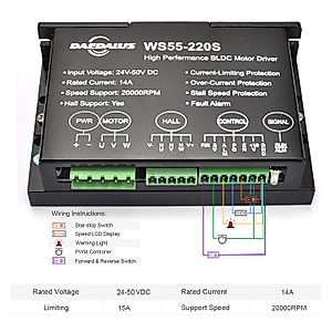 Daedalus CNC Brushless Spindle Motor Kit, 600w, ER16, 48V DC, 9000RPM