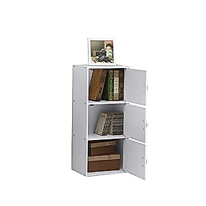 HODEDAH IMPORT Bookcase, White