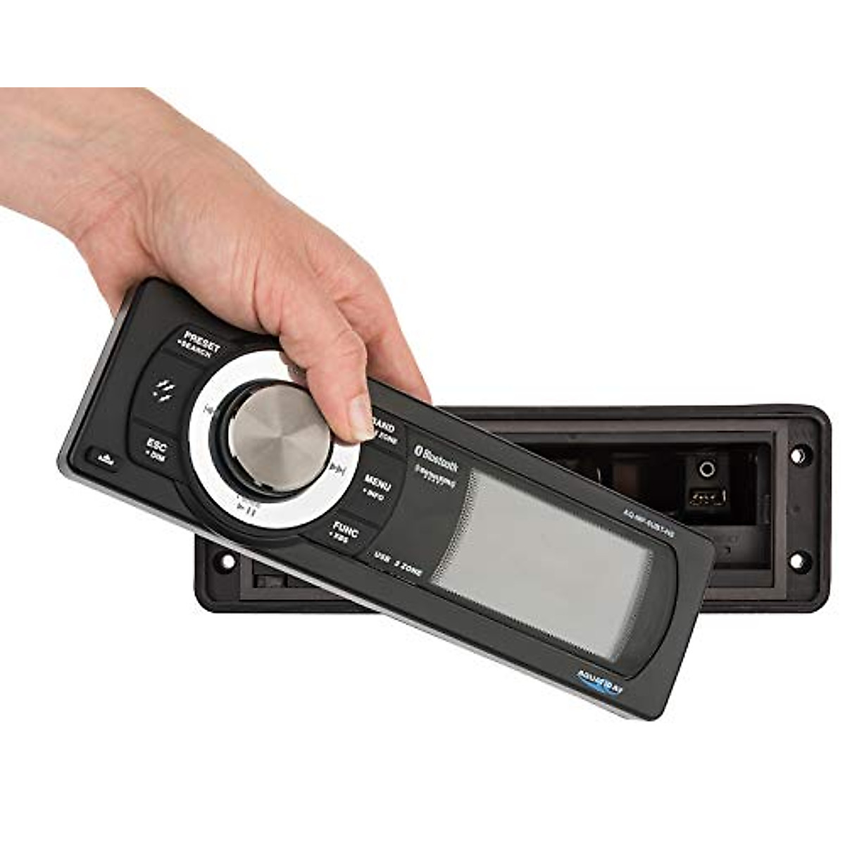 Aquatic AV AQ-MP-5UBT-HS Factory Harley Davidson Replacement AM/FM Radio Satellite Radio Ready