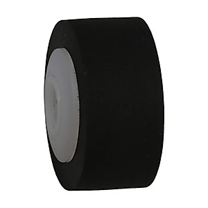 3x6x2.5mm Black Rubber Bearing Roller Guide Pulley Bearing Wheel Pinch Roller for Audio Radio Tape Recorder Pack of 5