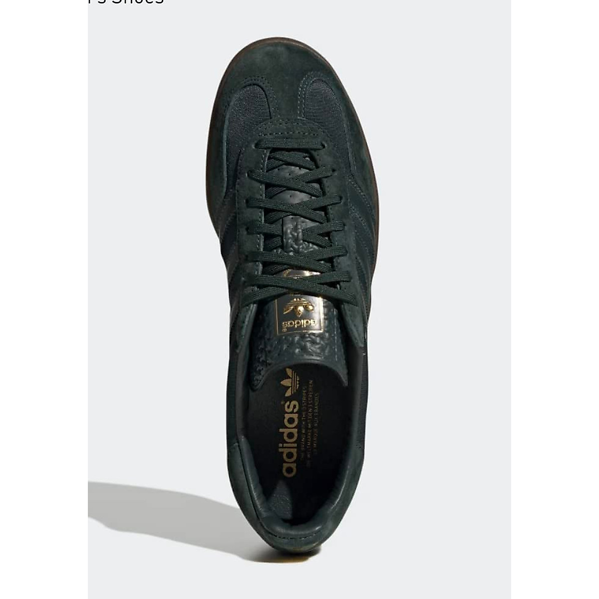 adidas Men’S Gazelle Indoor Shoes, Shadow Green/Shadow Green, US 10