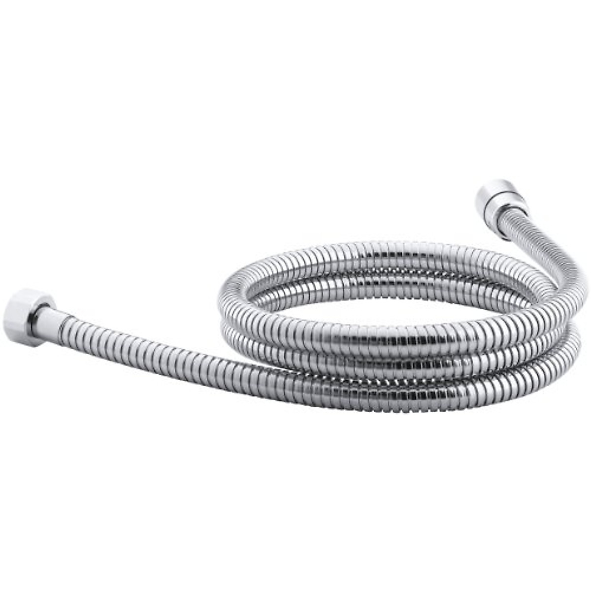 KOHLER K-8593-CP Mastershower 72" Metal Shower Hose for use with Handshowers (Sold Separately), Swivel Base, 1.152lb, Polished Chrome, 6 Foot
