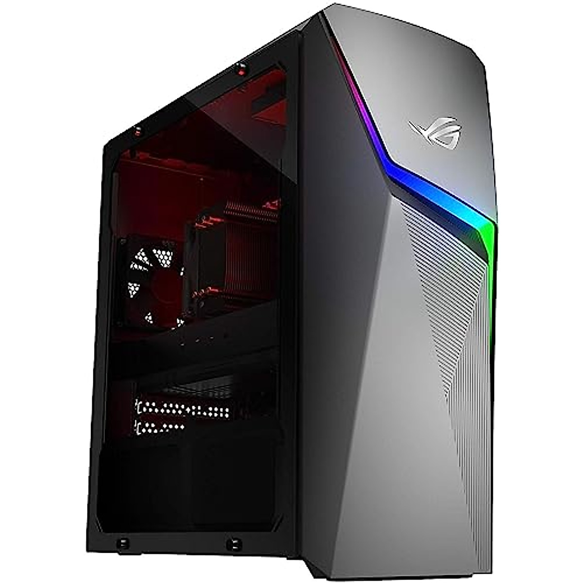 ASUS GL10DH Gaming & Entertainment Desktop PC (AMD Ryzen 7 3700X 8-Core, 16GB RAM, 512GB PCIe SSD + 1TB HDD (3.5), GTX 1660 Ti, WiFi, Bluetooth, HDMI, USB 3.2, Win 11 Home) Refurbished