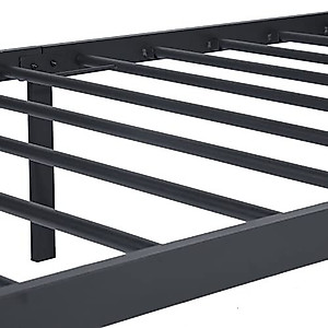 AnwickNomo Metal Twin Size Bed Frame Foundation with Headboard/Footboard for Boys Girls Adults Twin