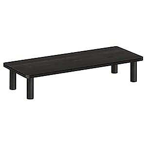 Furinno Turn-N-Tube Monitor Riser Stand, Espresso/Black