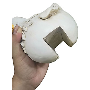 Euiroet Funny Farm Chickens Statues,Cute Chicken Fence Decoration,Resin Chickens Decor,Outdoor Real Animal Statue,Chicken Sculpture,Perfect for Home Garden Stairs,Farm,Patio,Backyard