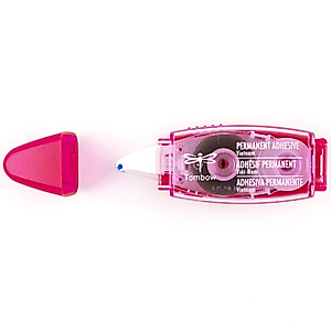 Tombow 62140 Power Mini Glue Tape, 3-Pack. Easy to Use Compact Applicators for Strong, Permanent Bond