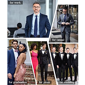 Men Suits 3 Pieces Set Slim Fit Prom Suit Tuxedo Business Formal Suit Wedding Suit Jacket Vest and Pant Suits Black XL