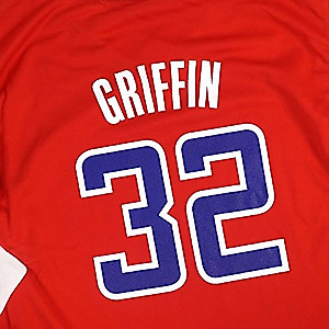 adidas Blake Griffin Los Angeles Clippers NBA Red Official Away Road Replica Basketball Jersey for Youth (XL)