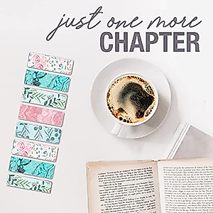 Magnetic Bookmarks 10 Pieces, Magnet Page Markers Set (5 Designs)