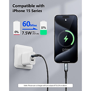 SUNGUY 5Gbps USB C 3.0 Android Auto Cable 1FT, 18W Short USB A to C Cable Fast Charging Nylon Braided Compatible with USB C External SSD, Galaxy S21 S20 S10 S10E Note 20, LG, Pixel and More