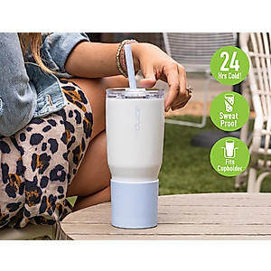 REDUCE 24 oz Tumbler, Stainless Steel - Keeps Drinks Cold up to 24 Hours - Sweat Proof, Dishwasher Safe, BPA Free - Cayenne, Opaque Gloss