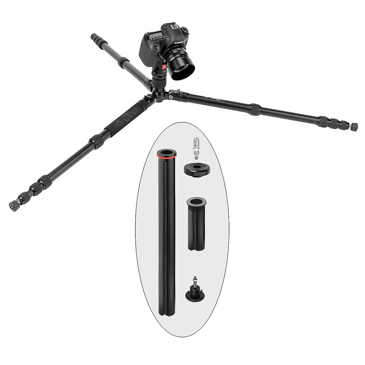 Oben AT-3586 Aluminum Tripod and Triple Action BZ-226T Ball HEA