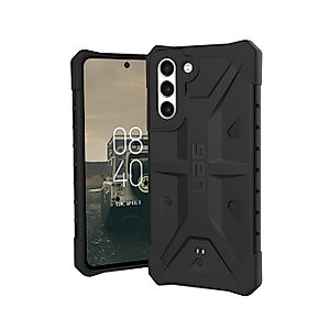 URBAN ARMOR GEAR UAG Designed for ﻿Samsung Galaxy S21 FE Case Black (﻿﻿SM-G990) Rugged Lightweight Slim Shockproof Pathfinder Protective Cover, [6.4 inch Screen]