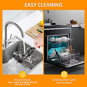 Replacement Ninja Blender Blade,6-Blade Replacement Parts Compatible with Ninja 72 oz 1100W 1200w 1500w,NJ600 BL600C NJ602CO BL500 BL500C BL740 BL660C BL642 BL700 BL701 BL740 BL770 BL780