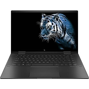 HP Envy x360 2-in-1 Convertible Business Laptop, 15.6” FHD Touchscreen, AMD Ryzen 5 5625U Up to 4.3GHz, Windows 11 Pro, 16GB RAM, 512GB SSD, Backlit Keyboard, Nightfall Black, Durlyfish Stylus Pen
