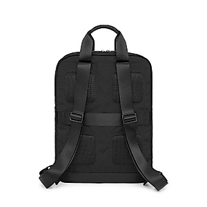Moleskine ET926MTDBVK6 Business Backpack, Holds 15-Inch Laptops, Moss Green, Metro, Vertical Device Bag, Black