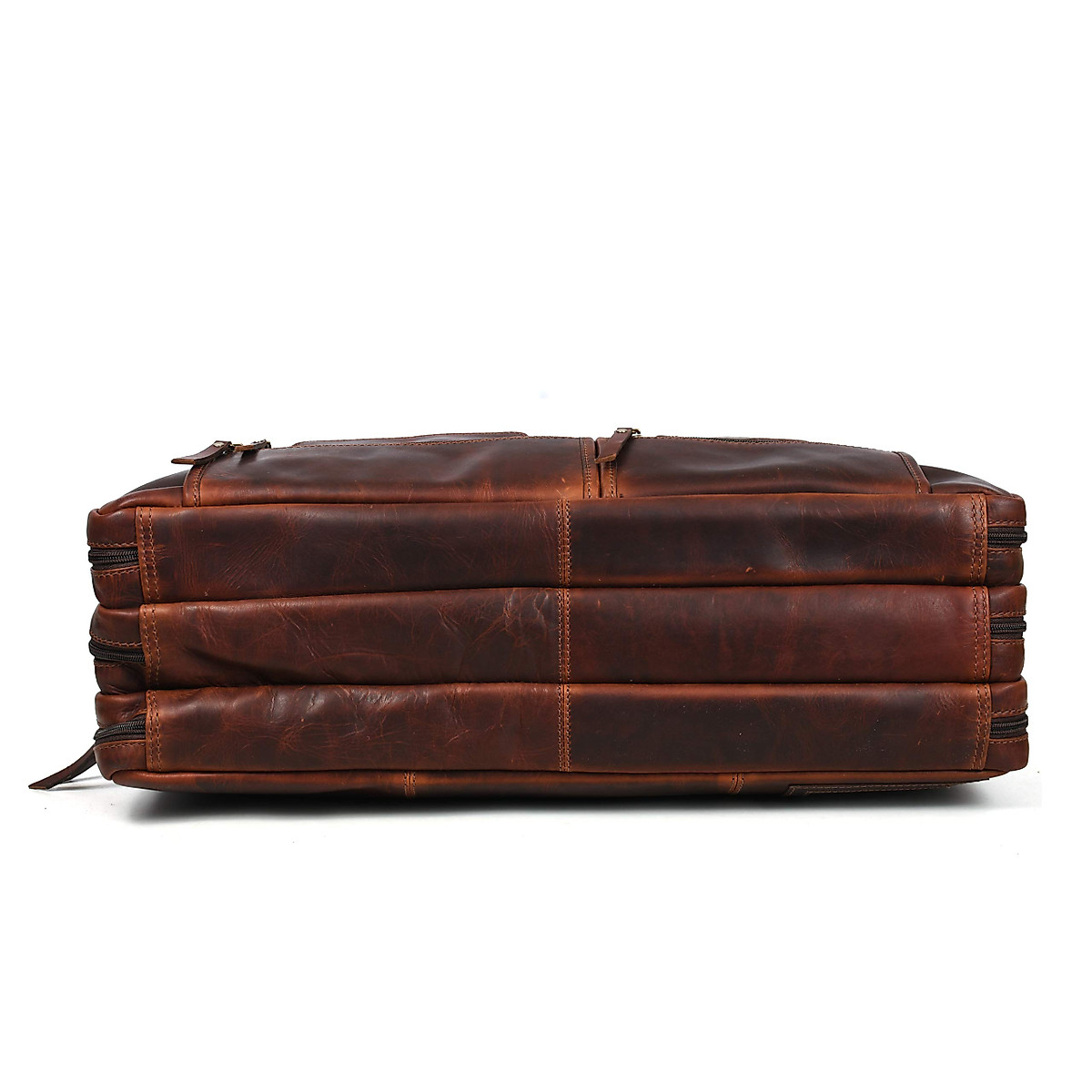 Tolredo Genuine Leather Large Chef Bag Multiple Zipper Compartment For Knifes Cutlery Durable & Spacious Portable Bag with Detachable Shoulder Strap