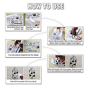 4PCS Laundry Room Wall Decal, DILIBRA Washer Dryer Bubble Soak Fold Repeat Wall Stickers, Quote Saying Signs Modern Trendy Washing Dry DIY Art Vinyl Wall Decor for Home Bathroom Closet