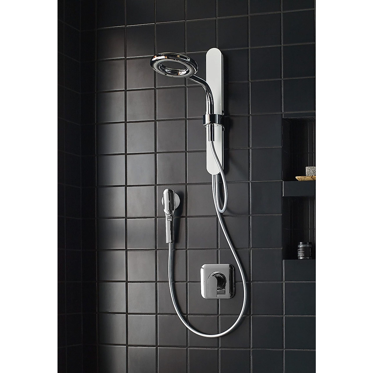 Moen N207Z0BL Spa Shower Magnetic Dock, Matte Black