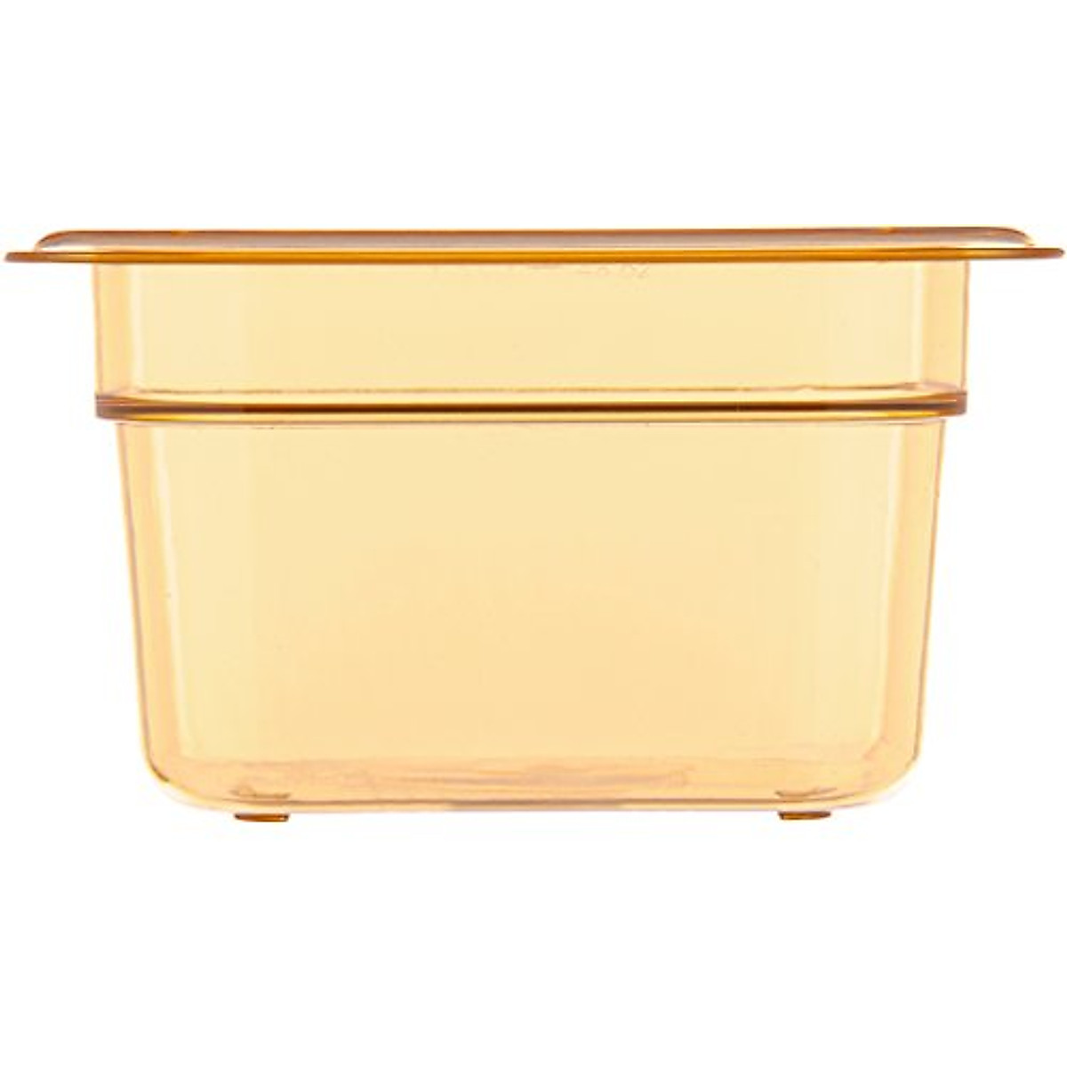 Carlisle FoodService Products 3088413 StorPlus High Heat Food Pan, 4" Deep, Sixth Size, Amber