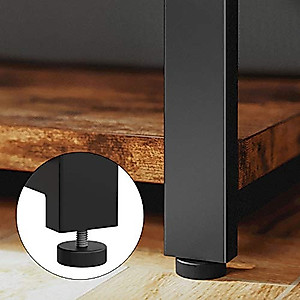 IRONCK Bookshelf Double Wide 55 in 3 Tier, Industrial Bookcases, Wood and Metal Bookshelves, Book Shelves for Home Office Decor Display