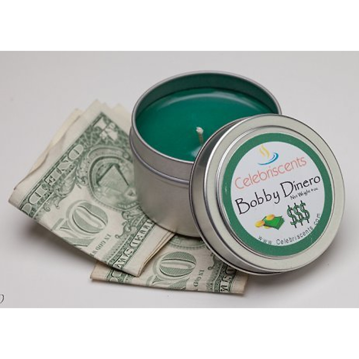 'Bobby Dinero' Money Drawing and Scented Soy Candle