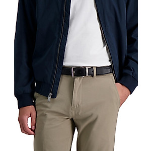 Dockers Men's Reversible Casual Belt with Comfort Stretch-cognac/black, Medium